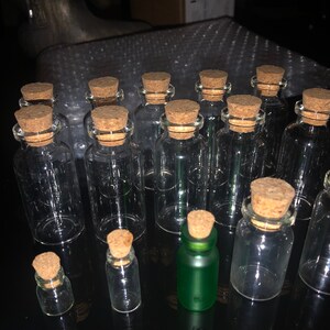25 13ml Bitty Bottles. Mini Glass Bottles. Empty Jars. Glass | Etsy