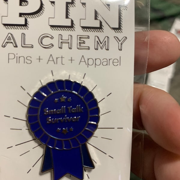 Introvert Enamel Pin Small Talk Survivor Lapel Pin Introvert Lapel Pins ... Introvert Enamel Pin Small Talk Survivor Lapel Pin Introvert Lapel Pins ...