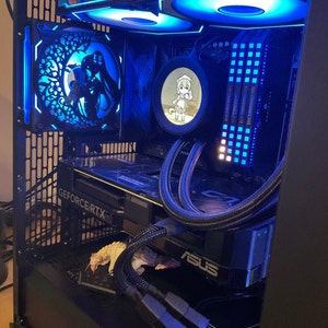 Rounded Sakura Flower PC Fan Shroud/ Grill /cover 120mm, 140 Mm Two ...