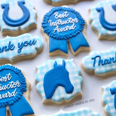 Awards Ribbon or Blue Ribbon or State Fair Ribbon Cookie - Etsy