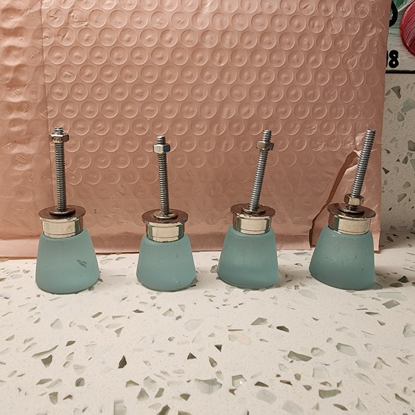 Frosted Turquoise Beach Glass Knob - Glass Dresser Drawer Pull Knob, Cabinet Knob, Blue Sea ...