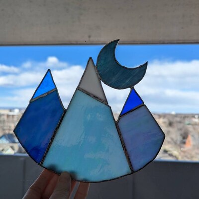 Stained Glass Patterns Flower Do It Yourself Boho Pattern - Etsy