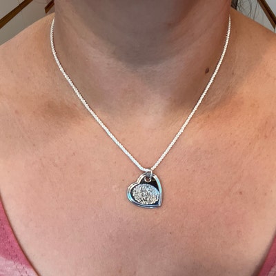 925 Sterling Silver Sparkle Glitter Margarita Twisted Rock Chain ...