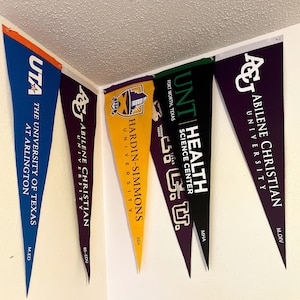 Custom Pennant. Made to Order. High School College Team Pennant ...