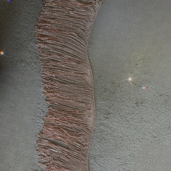 8 Inches Long Rhinestone Fringe I High Quality Rhinestone Trim/ Tassel ...