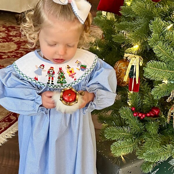 Custom Embroidered Personalized Christmas Clara Nutcracker Ballet Hair ...