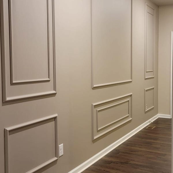 DIY Wall Molding Kit, Accent Wall Decoration, Decorative Wainscoting ...