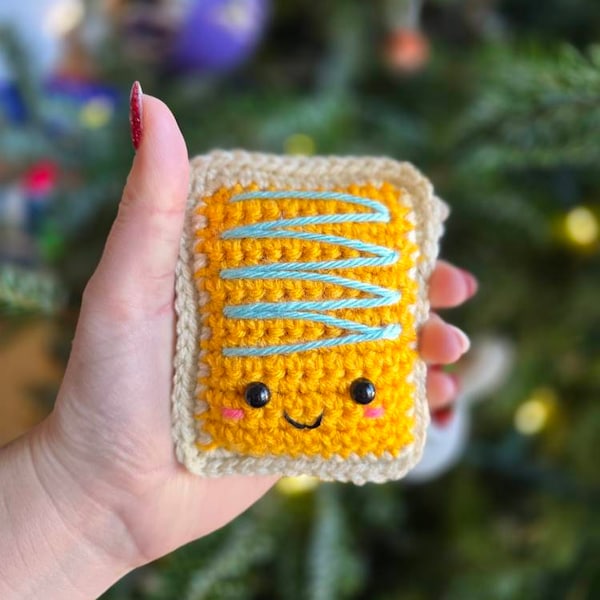 Crochet Toast Pattern, Crochet Breakfast Patterns, Amigurumi Pocket ...