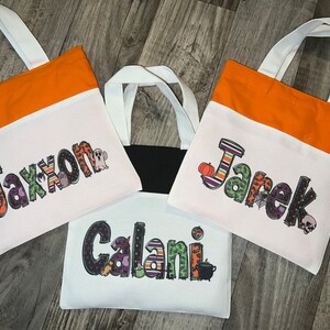 Halloween Doodle Letters With Clip Art PNG Files Make Your - Etsy