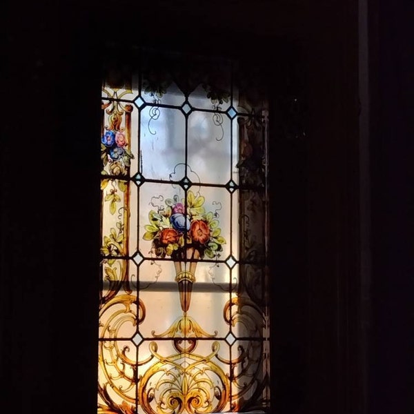 Medieval Stained Glass Window Film Antique Stain Glass Self Adhesive ...