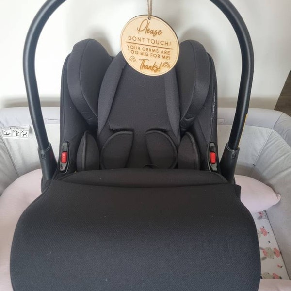 Please Don't Touch Your Germs Are Too Big for Me Sign - Baby Germ Sign ...