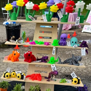 Display Shelves Quick Setup 4 Tier 30 Shelf Display Craft Show, Market ...