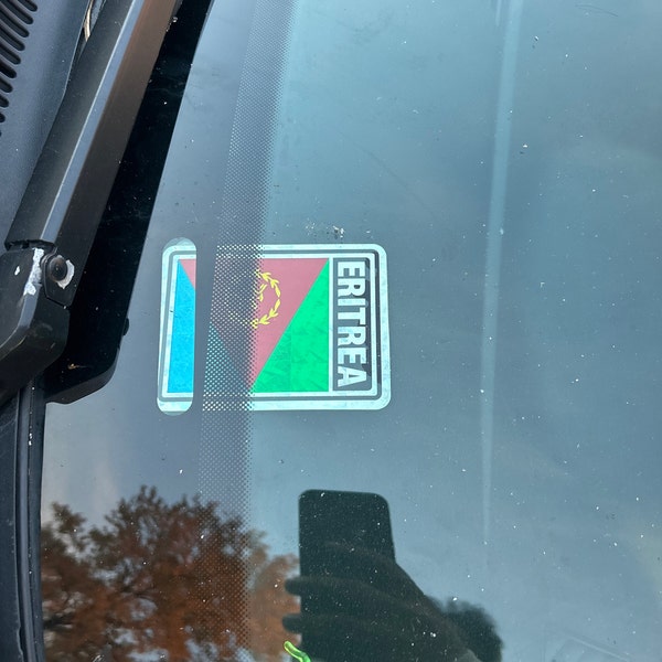 Eritrea Sticker / Eritrea Flag Sticker / "3x4" Eritrea Sticker - Etsy