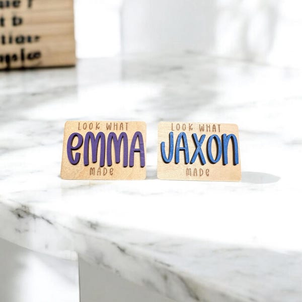 Laser File, SVG File, Look What I Made, Custom Cut File, Custom, Look ...