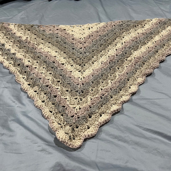 Crochet Peek-a-boo Shells Shawl Pattern DIGITAL DOWNLOAD ONLY - Etsy