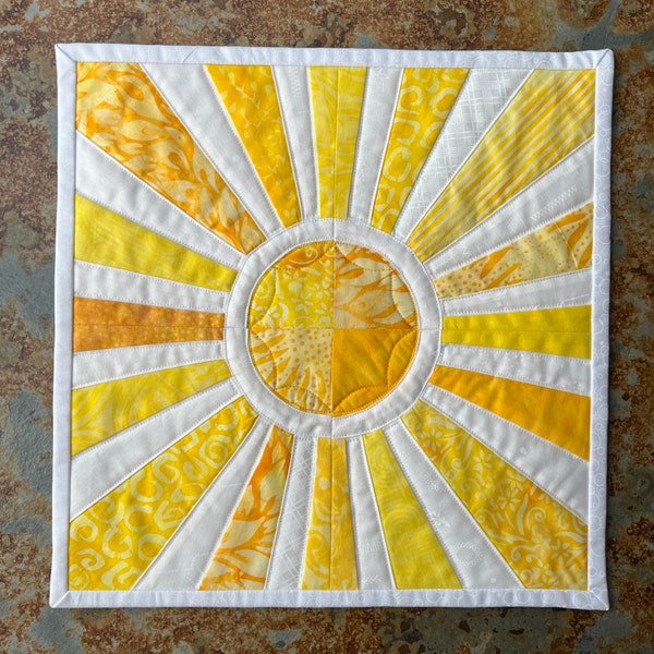 Sunny Days Mini Quilt Pattern (PDF Download) - Etsy