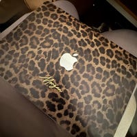 Name MacBook Case Aesthetic Leopard Custom MacBook Air 13 15 Inch M2 M3 ...