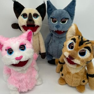 Red Monster Hand Puppet Muppet Style With Dreads - Etsy