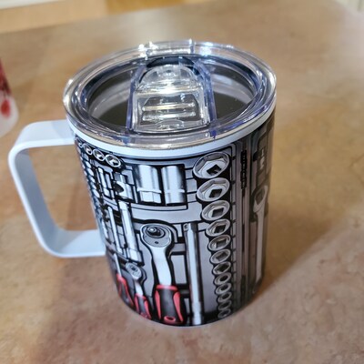11 Oz Mug Sublimation Design, Tool Box, Mechanic, Mug Wrap, Sublimation ...