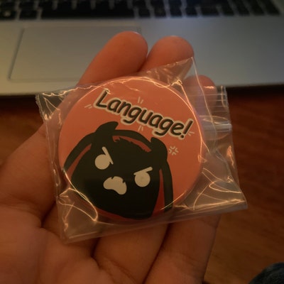 Badboyhalo language Pin MCYT Button - Etsy