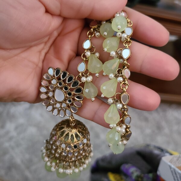 Pakistani Inspired Black Polki Choker Set Shaadi~simple~desi ...