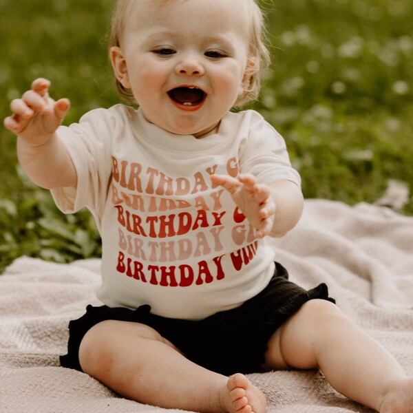 Personalized Birthday Girl Short - Sleeve Romper, First Birthday Outfit ...