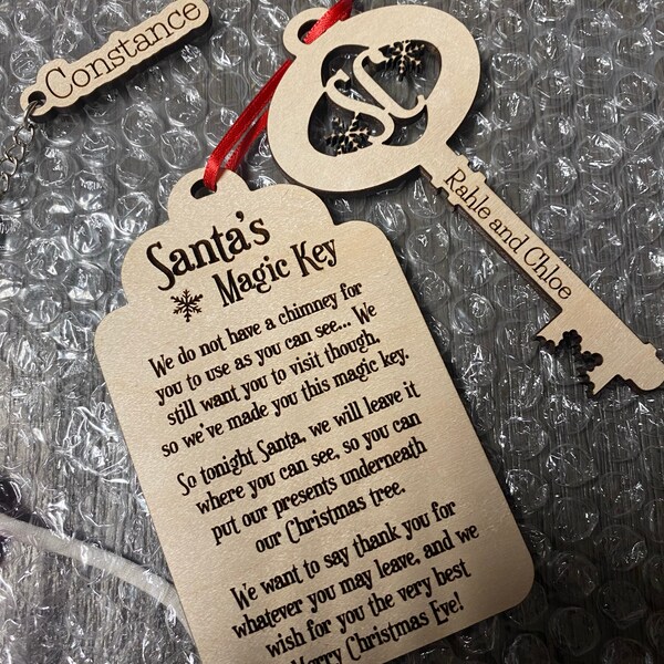 Personalized Santa’s Magic Key - Etsy
