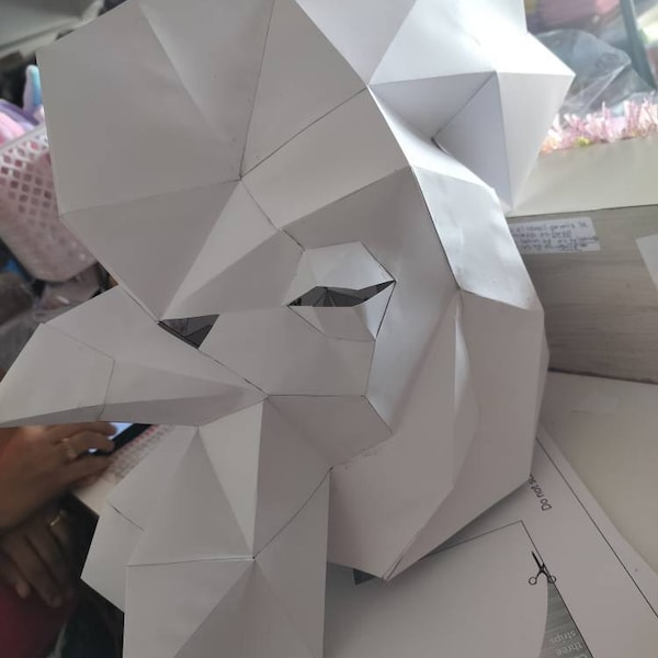Rooster Mask DIY, Papercraft Chicken Mask Printable Template for ...