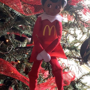 Mcelves Fast Food Display, Elf Props, Costume for Elf Dolls, Elf ...