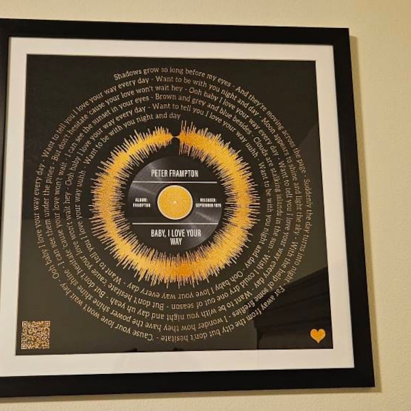 Soundwave Art Print, Custom Song Wave Print, Song Sound Wave Art, Sound ...