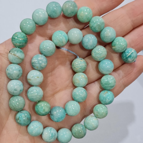 10mm Ocean Jade Gemstone Orange Blue Round 10mm Loose Beads BULK LOT 1 ...