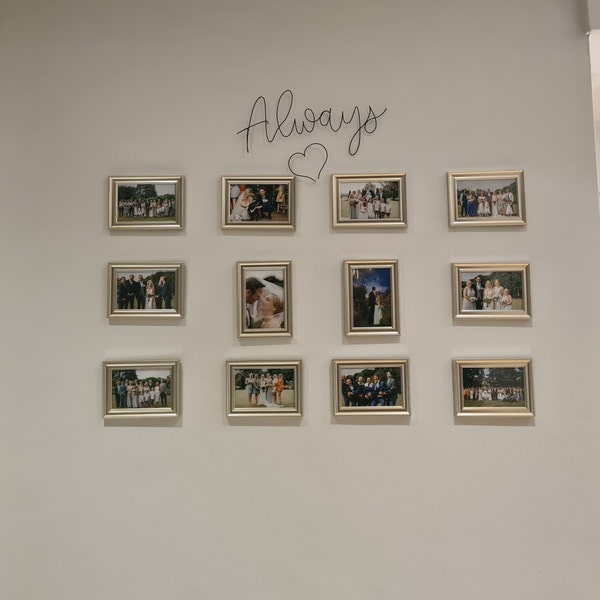 Custom Words Wire Art Wall Sign, Personalized Wire Art, Besqoke Wire ...