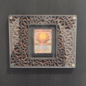 MTG Custom Wooden Card Display Magic the Gathering Card Frame Trading ...