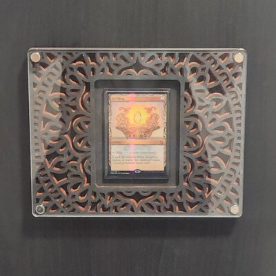 MTG Custom Wooden Card Display Magic the Gathering Card Frame Trading ...