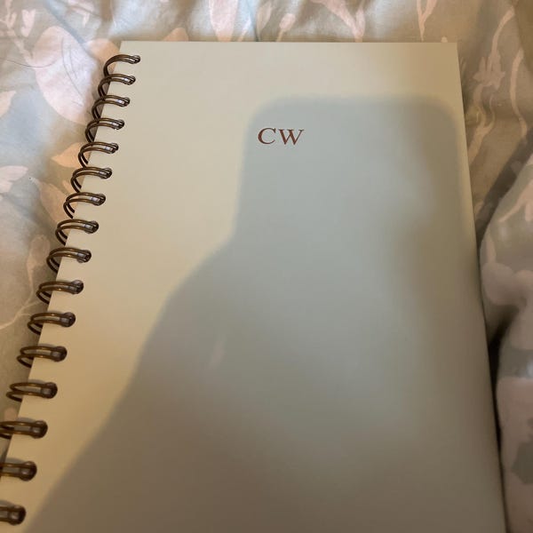 Personalised 2025 Diary - Week per View - Dark Pink - Etsy