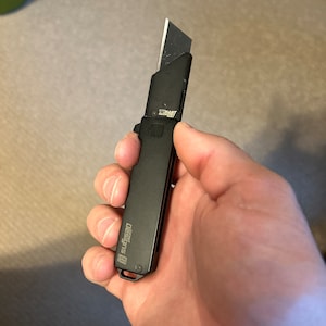 Exceed Designs TIRANT RAZOR V3 jet-black PVD 6al-4v Titanium Utility ...