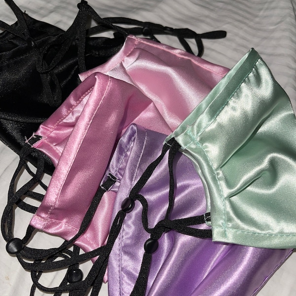 TRIPLE LAYER Face Mask. Made in UK Face Mask. Adjustable Nose Wire Face ...