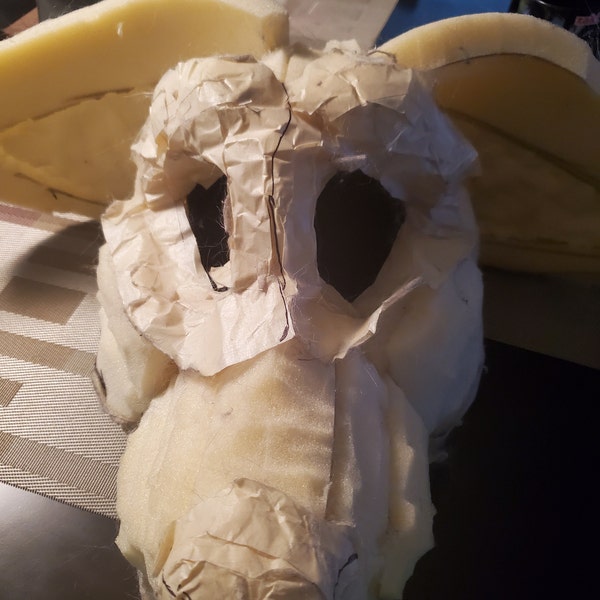 Red Clown Dino Cow Mini Partial Fursuit - Etsy