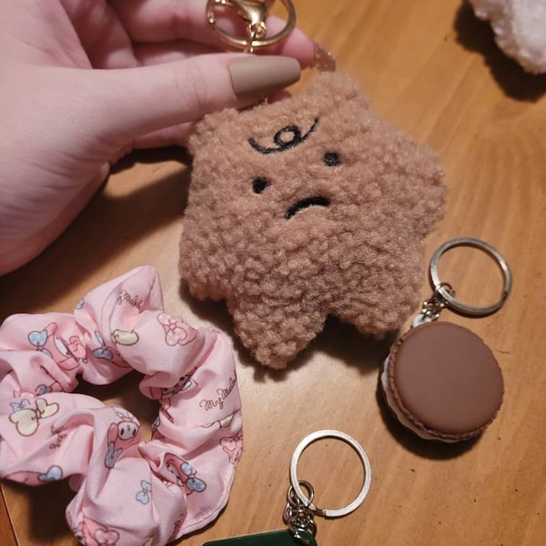 Cute Bunny/puppy/cloud/whale Plush Keychain,kawaii Accessory Gift ...
