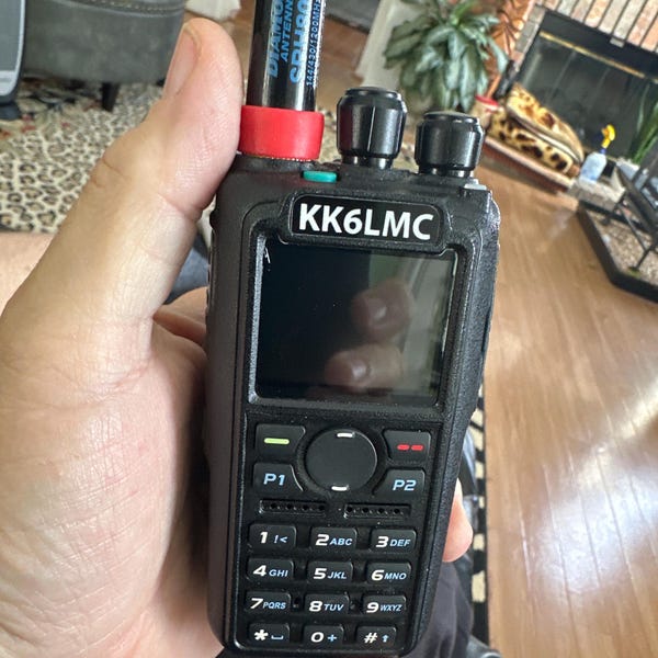 Custom Amateur Ham Radio Call Sign Name Badge, Medium - Etsy