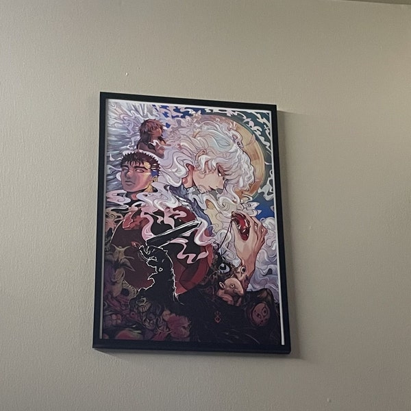 Berserk Story Poster Print: Griffith, Guts, Casca - Etsy