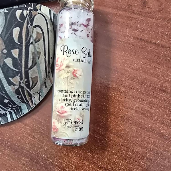 Rose Ritual Salt | Enchanted Salt | Pink Cleansing Salt | Circle ...