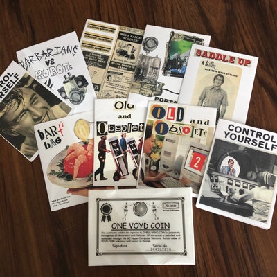 Old and Obsolete Bundle // 1-3 // Collage Zine Surrealism Media Vintage ...