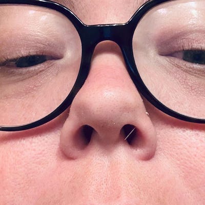 SUPER SPARKLY TINY Nose Stud in Sterling Silver and 18K Gold, 22 Gauge ...