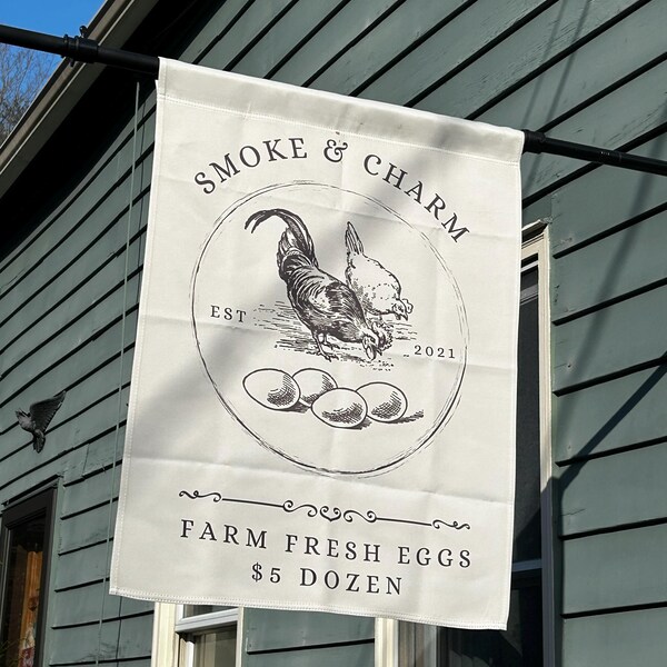 Customizable Homestead Banner, Farmhouse Flag, Personalized Family Farm ...