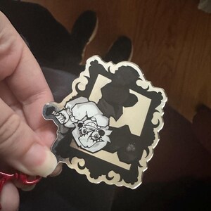 GHOST (and Pals!) 3in Mirror Acrylic Keychain // the Distortionist - Etsy