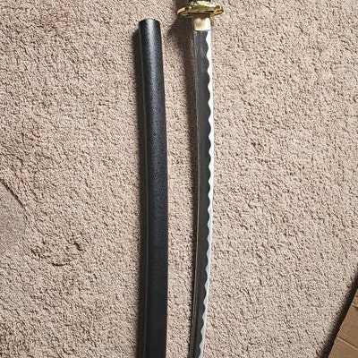 Handmade Yamato Katana Real, Hand Forged Yamato Cosplay Replica 1095 ...