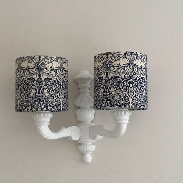 Brer Rabbit Navy William Morris Brother Blue Lampshade 40cm 30cm 25cm ...