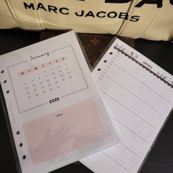 Yearly Overview A5 Planner Insert Special Dates Summary Planner Refill ...