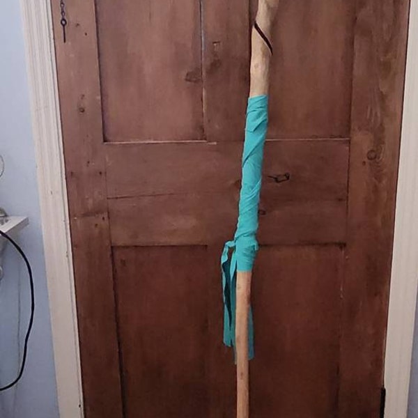 Hornbeam Walking Staff Wooden Staff Druid Staff Mage Staff Solstice ...
